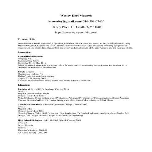Complete Resume | PDF