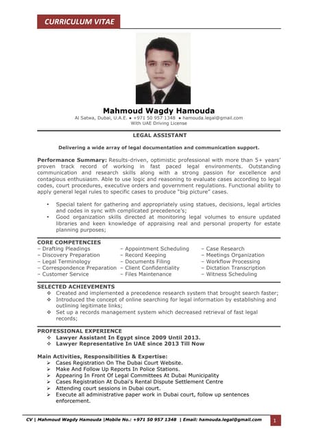 Sample CV | DOCX | Secondary Education | Education