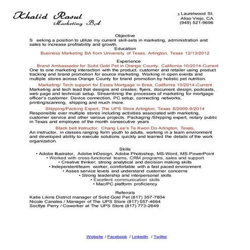 Admin Resume 1 | DOC