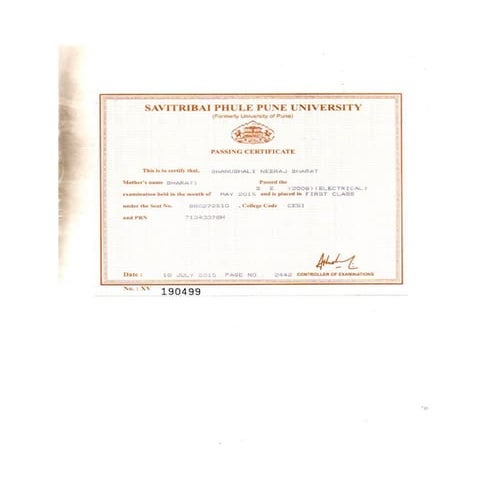 Degree passing certificate | PDF | Education