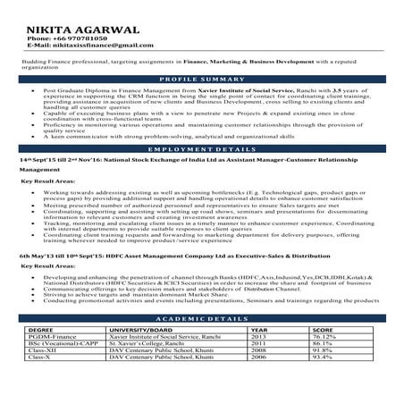CV-NIKITA AGARWAL | PDF