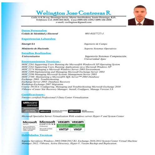 Curriculum WJC actualizado | PDF