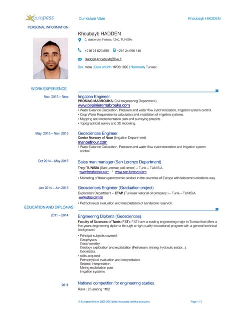 Mehdi Laouiti Cv updated 1Pdf | PDF
