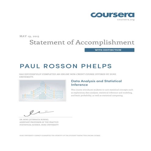 Coursera statistics 2015 | PDF | Technology & Computing