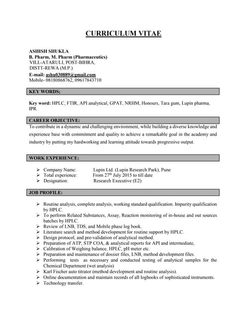 Sridhar Resume | PDF