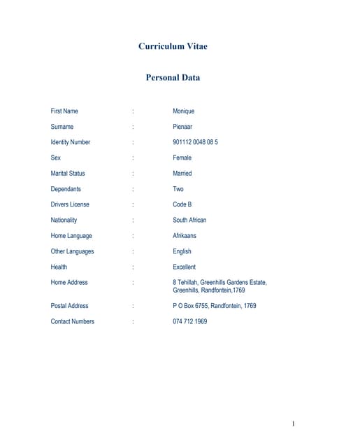 CV Henk Roos Okt 2014 | PDF