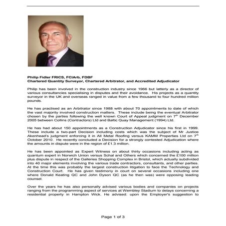 FIDLERfullCV27Dec2015 | PDF