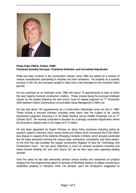 Rob - CV - Updated 03.01.17