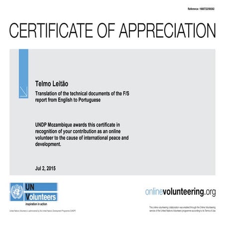certificate_UNV | PDF