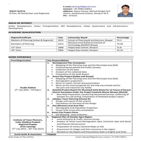 Rohit Gupta Resume | PDF