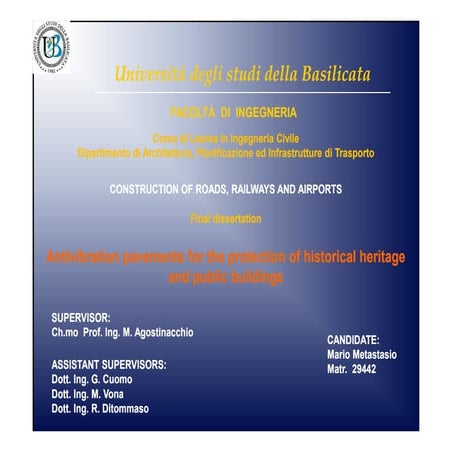 Master's degree final dissertation | PPT