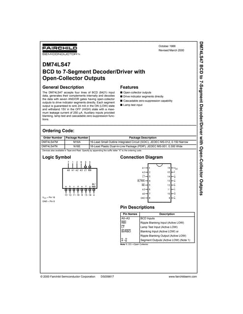 Datasheet 7447 | PDF