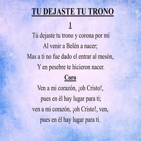 74 TU DEJASTE TU TRONO.ppt