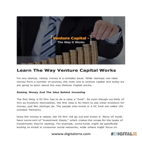 What is venture capital, and how does it work? | PPTX
