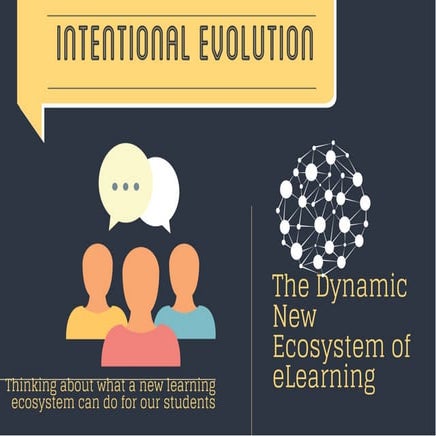 Intentional Evolution: The Dynamic New Ecosystem of eLearn | PPT