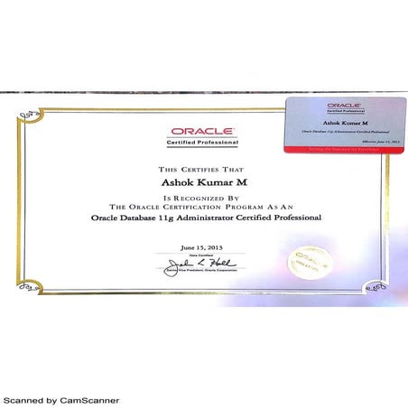 Oracle 11g OCP | PDF