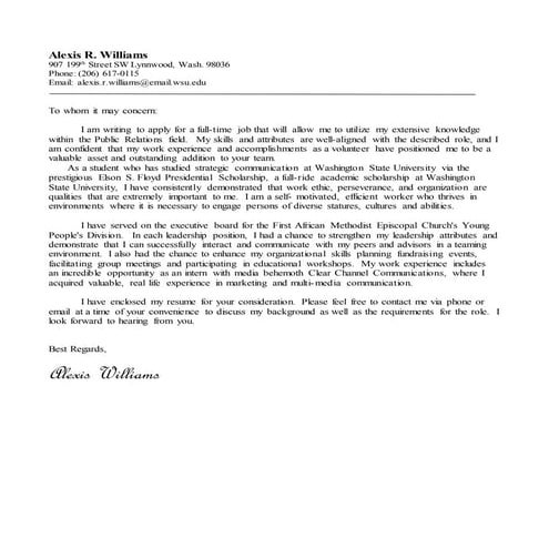 OfficialCoverLetterandResume | DOCX