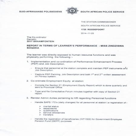 hr intern report | PDF