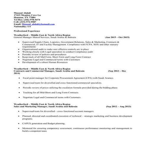 Resume MA | DOC