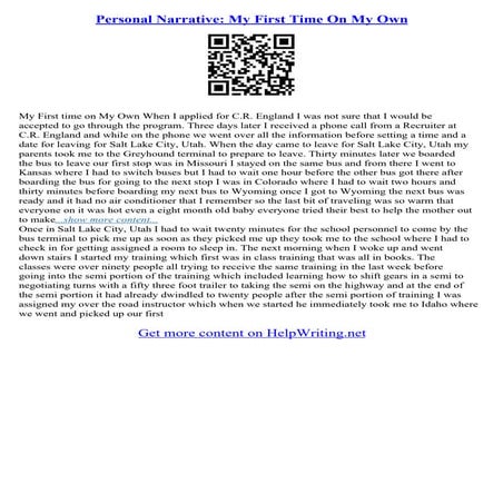 750 Word Essay Example | PDF