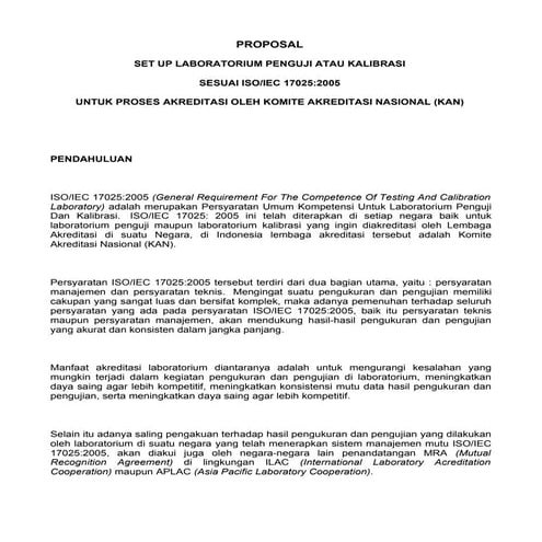PROPOSAL Set Lab 17025 WEB | DOC