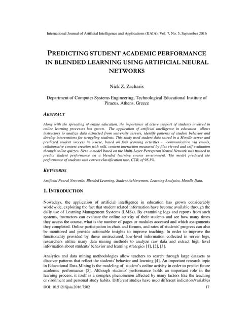 DIFFERENCE OF PROBABILITY AND INFORMATION ENTROPY FOR SKILLS CLASSIFICATION AND PREDICTION IN ...