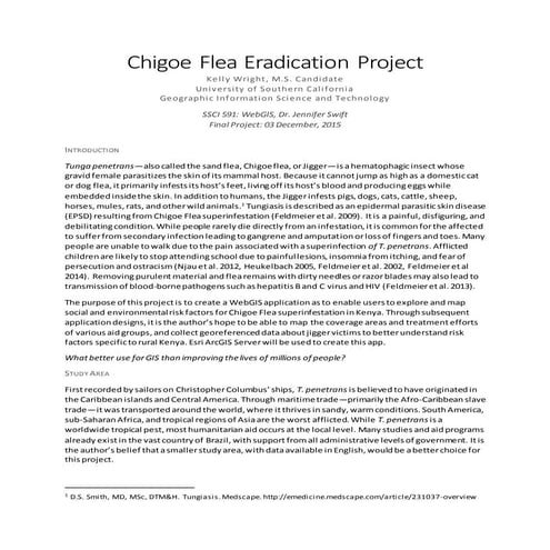Chigoe Flea Eradication Project | PDF