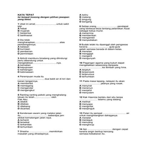 75180429 kata-tepat | PDF