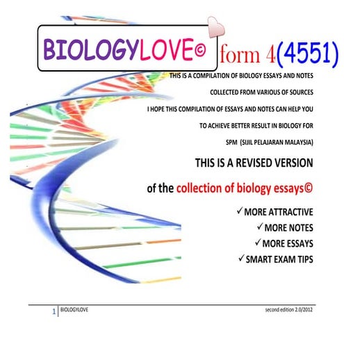BIOLOVE SPM | PDF