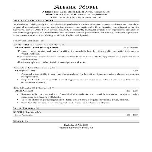Alesha Morel_Final Resume | DOC