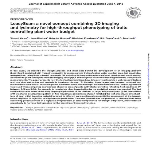 Digital image processing methods for estimating leaf area of cucumber plants | PDF