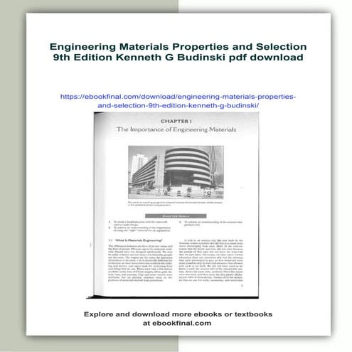 Engineering Materials Properties and Selection 9th Edition Kenneth G ...