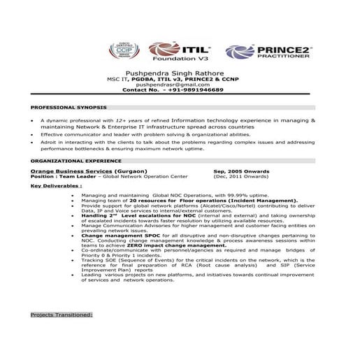 Pushpendra_S_Rathore_Resume_1 | PDF