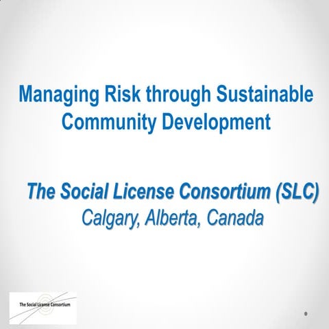 Social Licence Consortium | PDF