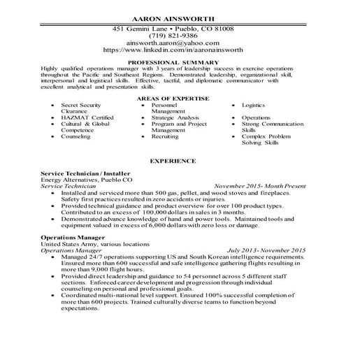 Perry T. Reed Resume | DOCX