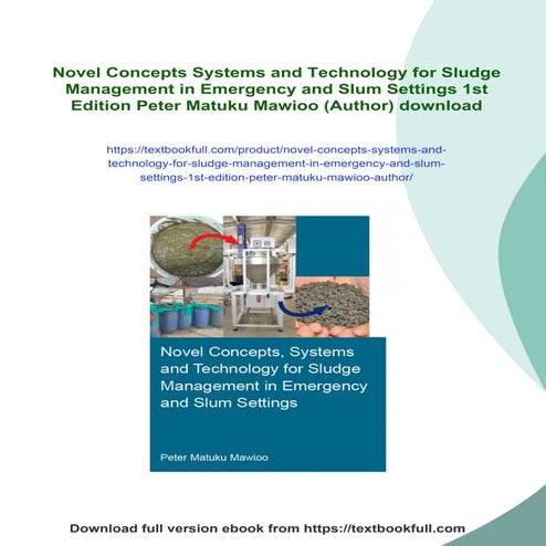 Novel Concepts Systems and Technology for Sludge Management in ...