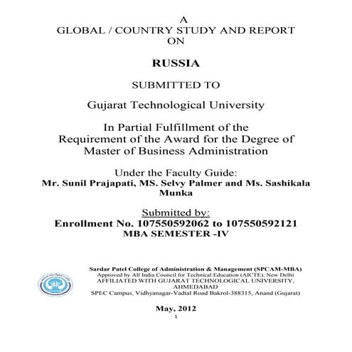 755 russia | PDF | Economy | Business and Finance