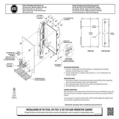 STI 7551AED Instruction Manual | PDF