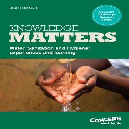 Knowledge Matters - Issue 17 WASH Edition | PDF