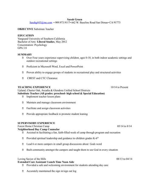 Becky Scott Resume 2015 | DOCX | Professional School | Postgraduate ...