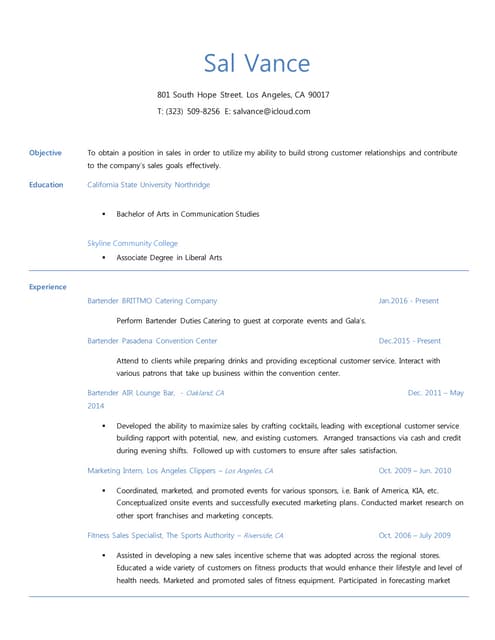 FitzPatrick Resume 2016 | PDF