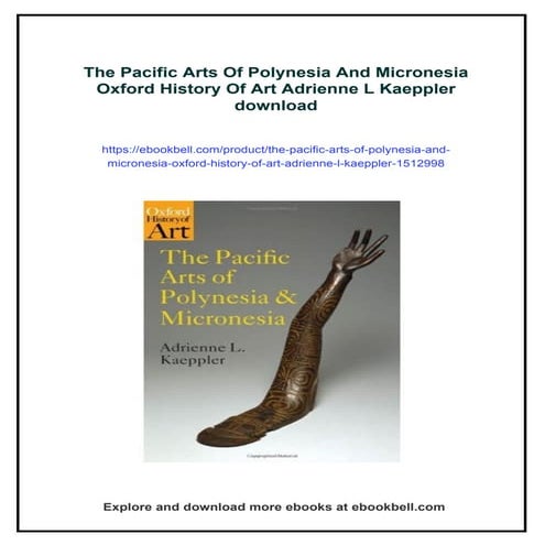 The Pacific Arts Of Polynesia And Micronesia Oxford History Of Art ...