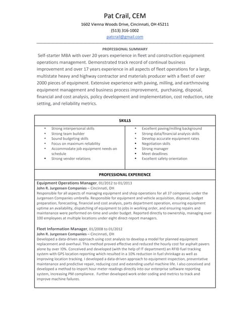 Reed Critchfield Resume | PDF