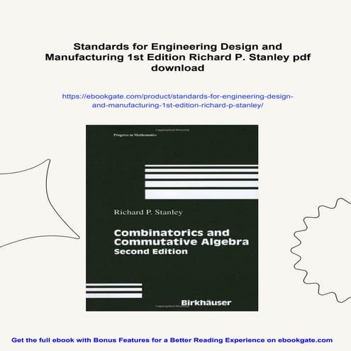 Standards for Engineering Design and Manufacturing 1st Edition Richard ...
