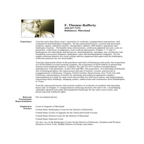 Resume Rafferty | PDF