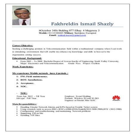 fakhrldin Ismail CV | DOCX