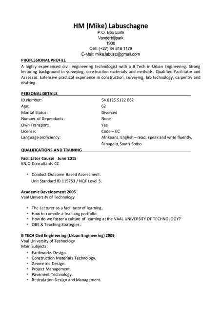 Aisha Cv Clr | PDF | Civil Engineering Industry | Industries