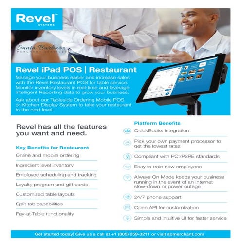 Restaurant Revel Onesheet | PDF | Technology & Computing