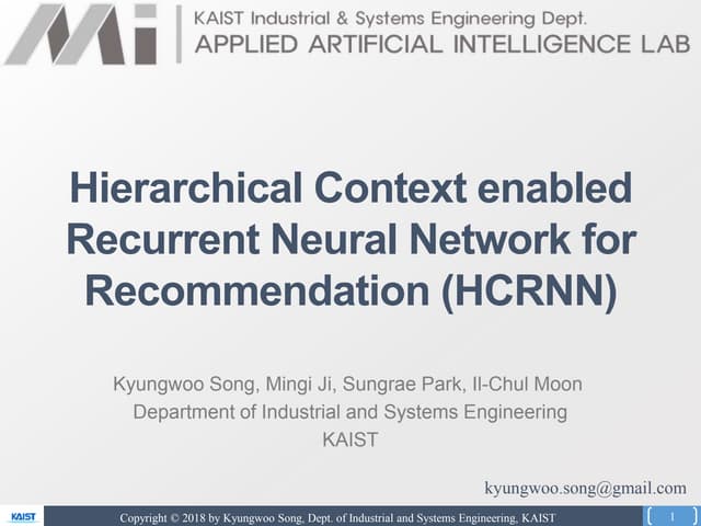 Hierarchical Context Enabled Recurrent Neural Network For 0324
