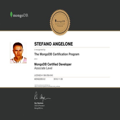MongoDb Certified Developer Associate | PDF